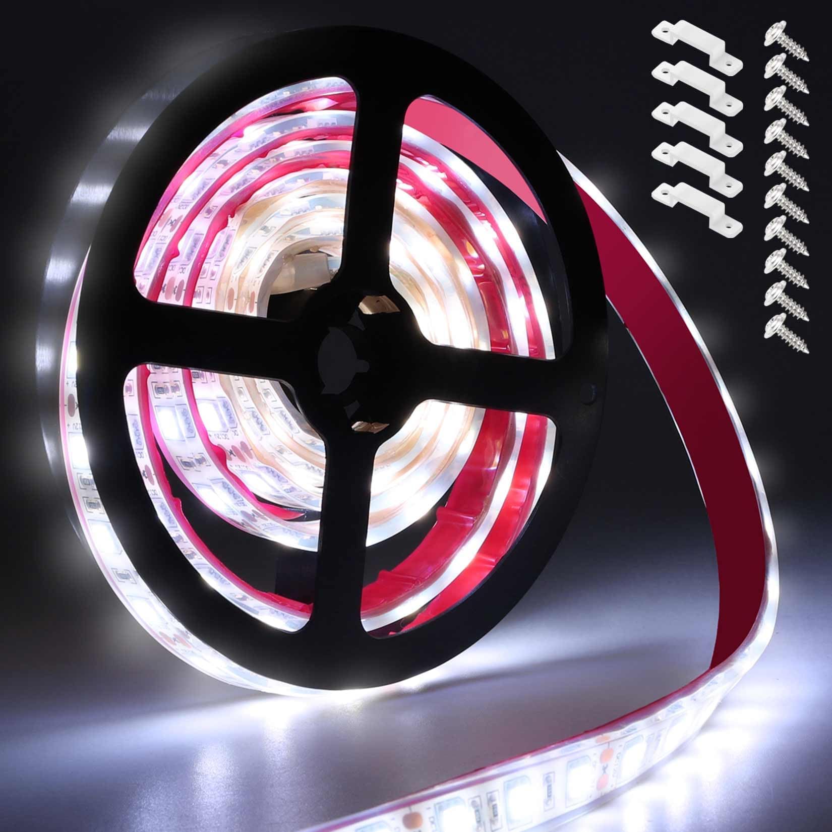 Amazon.com: marine led strip lights, 12V 6.56FT IP68 Waterproof ...