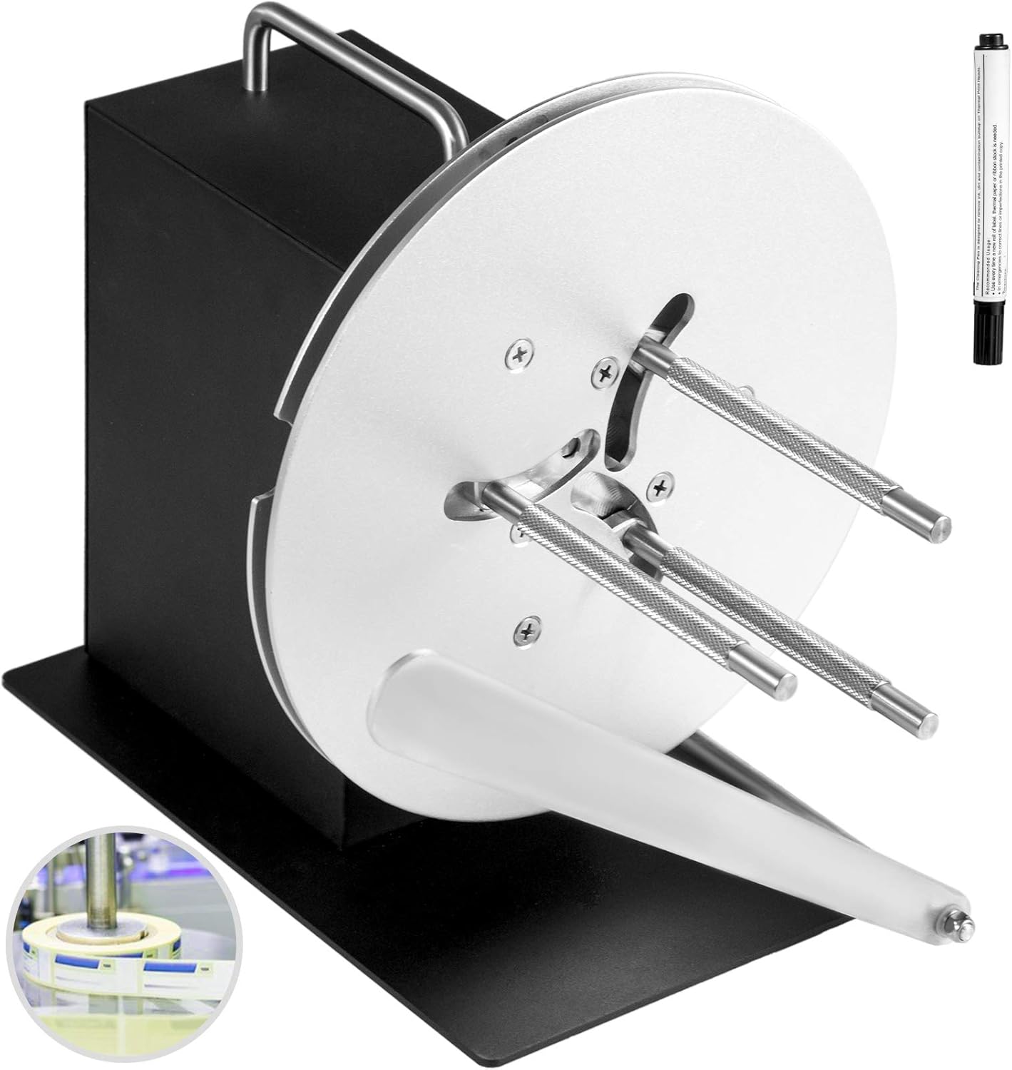 Amazon.com : BestEquip Label Rewinder, 120mm Width Label Rewinder ...