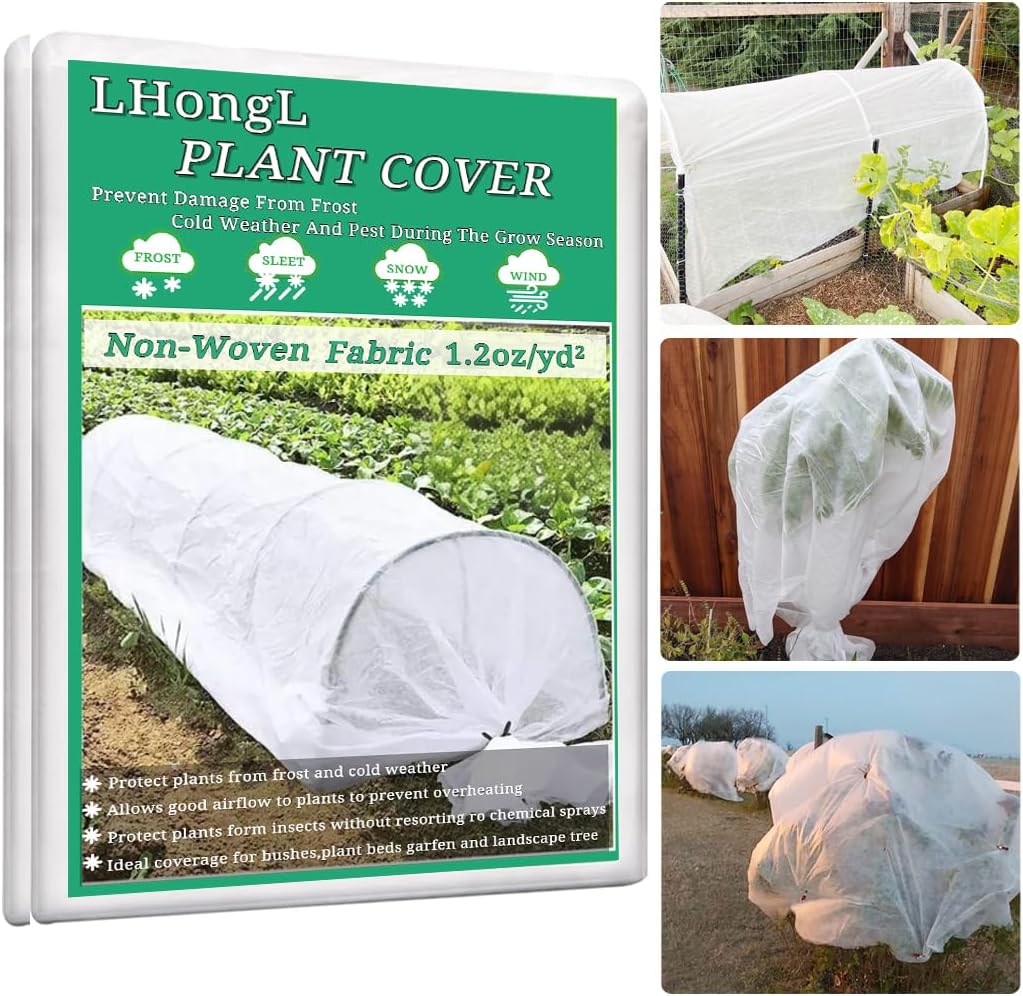 Amazon.com : LHongL Plant Covers Freeze Protection with Ultra Fine Mesh ...