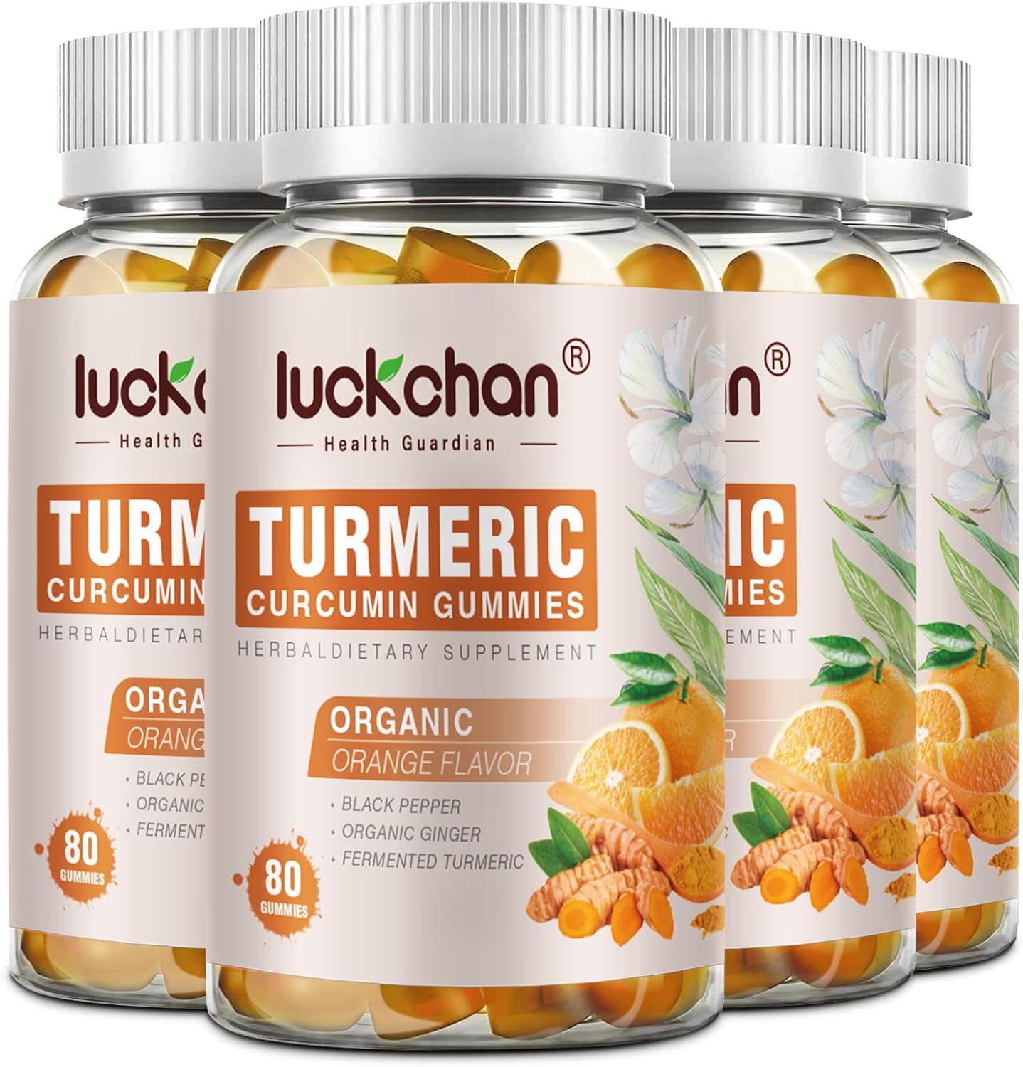 Amazon.com: Turmeric Curcumin Gummies with Ginger & Black Pepper Herbal ...