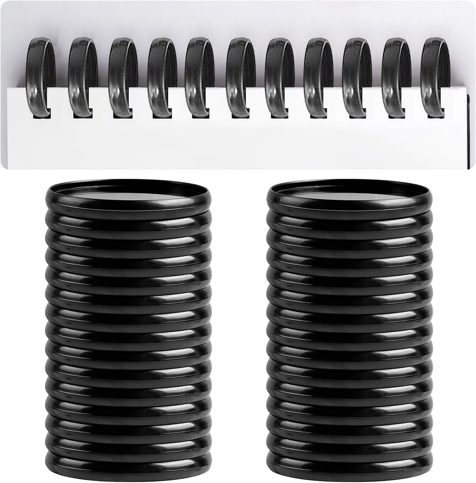 Amazon.com: 30 Pcs Discbound Discs Black Book Binding Discs Degree ...