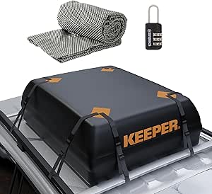 Keeper 15 Cubic Feet Rooftop Cargo Carrier Bag, Weatherproof for Top of ...