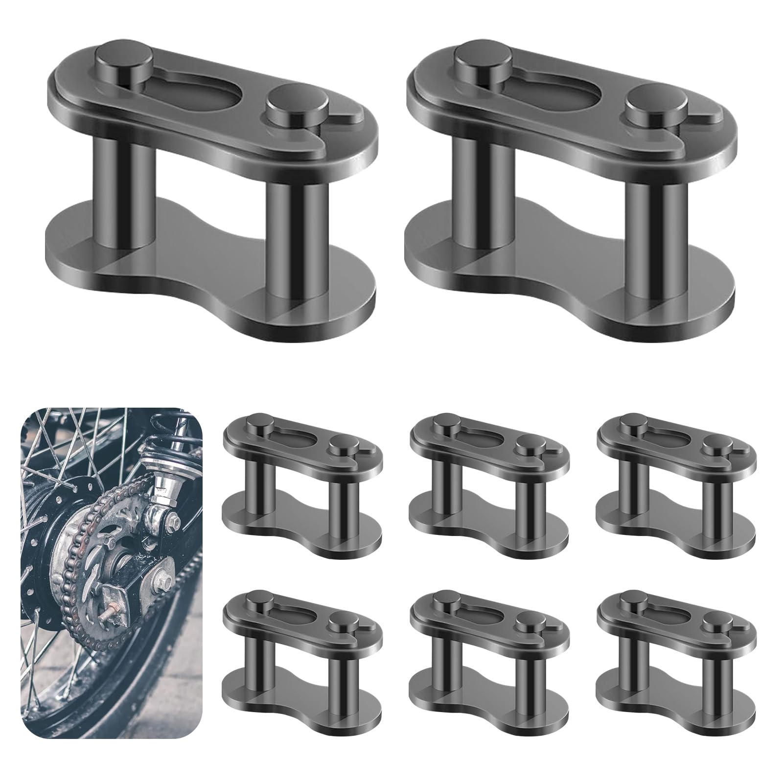 Amazon.com: Fogfar 8 Pack Drive Chain Master Link Clip, Steel Alloy ...
