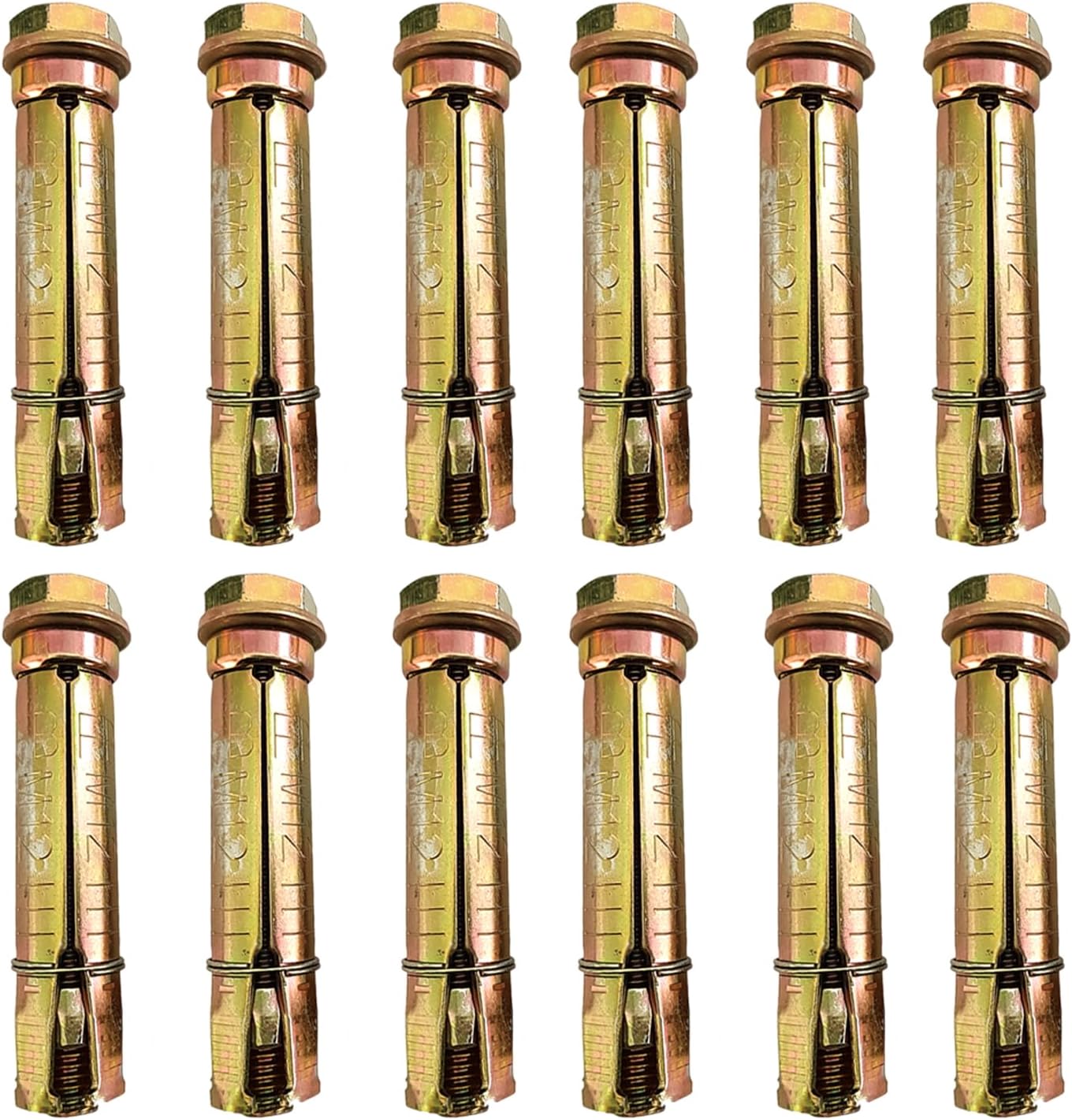 Amtech S5940 4 Piece M10 x 100mm Expansion Bolts : Amazon.co.uk: DIY ...