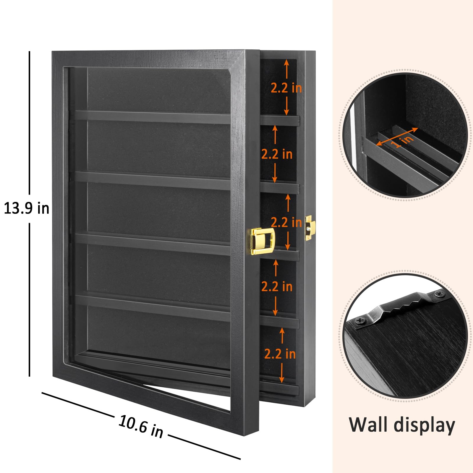 Arrowhead Shaped Display Case