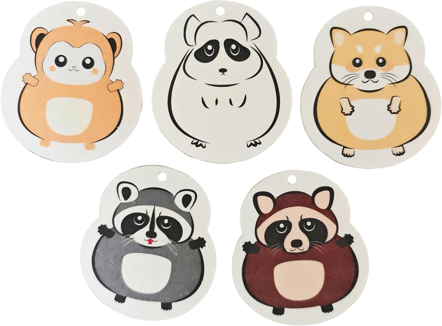 Pandachilla Compressed Sponge Cute Animal Wood Pulp Cotton ...