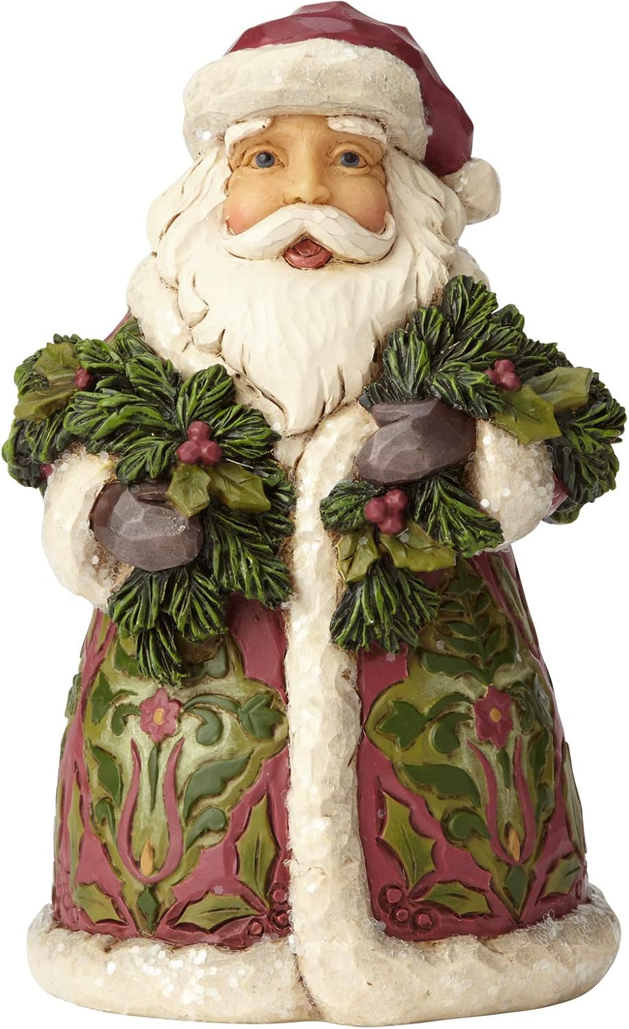 Amazon.de: Heartwood Creek Victorian Santa With Evergreen Figurine