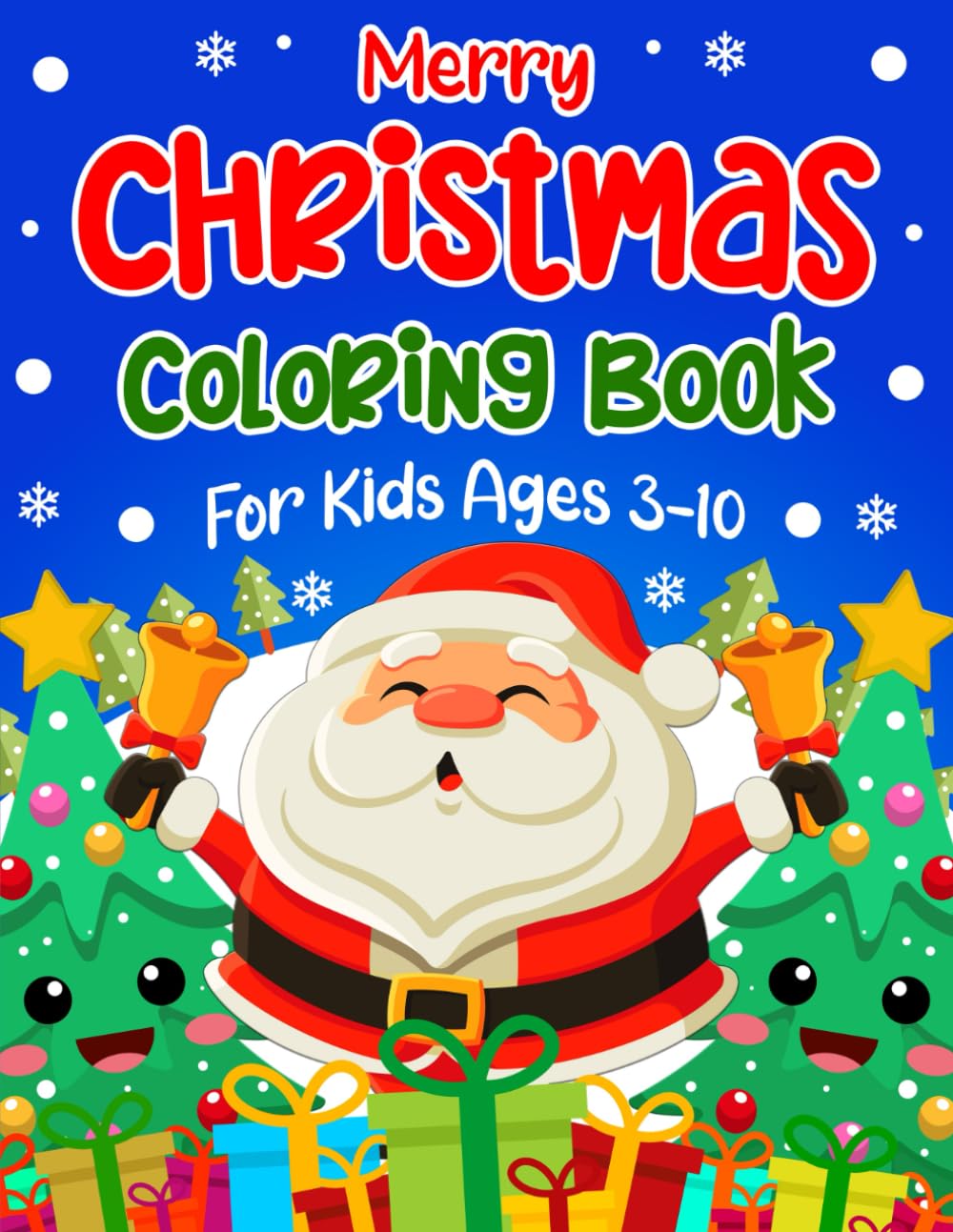 Merry Christmas Coloring Book for Kids: Fun Christmas Holiday Designs ...