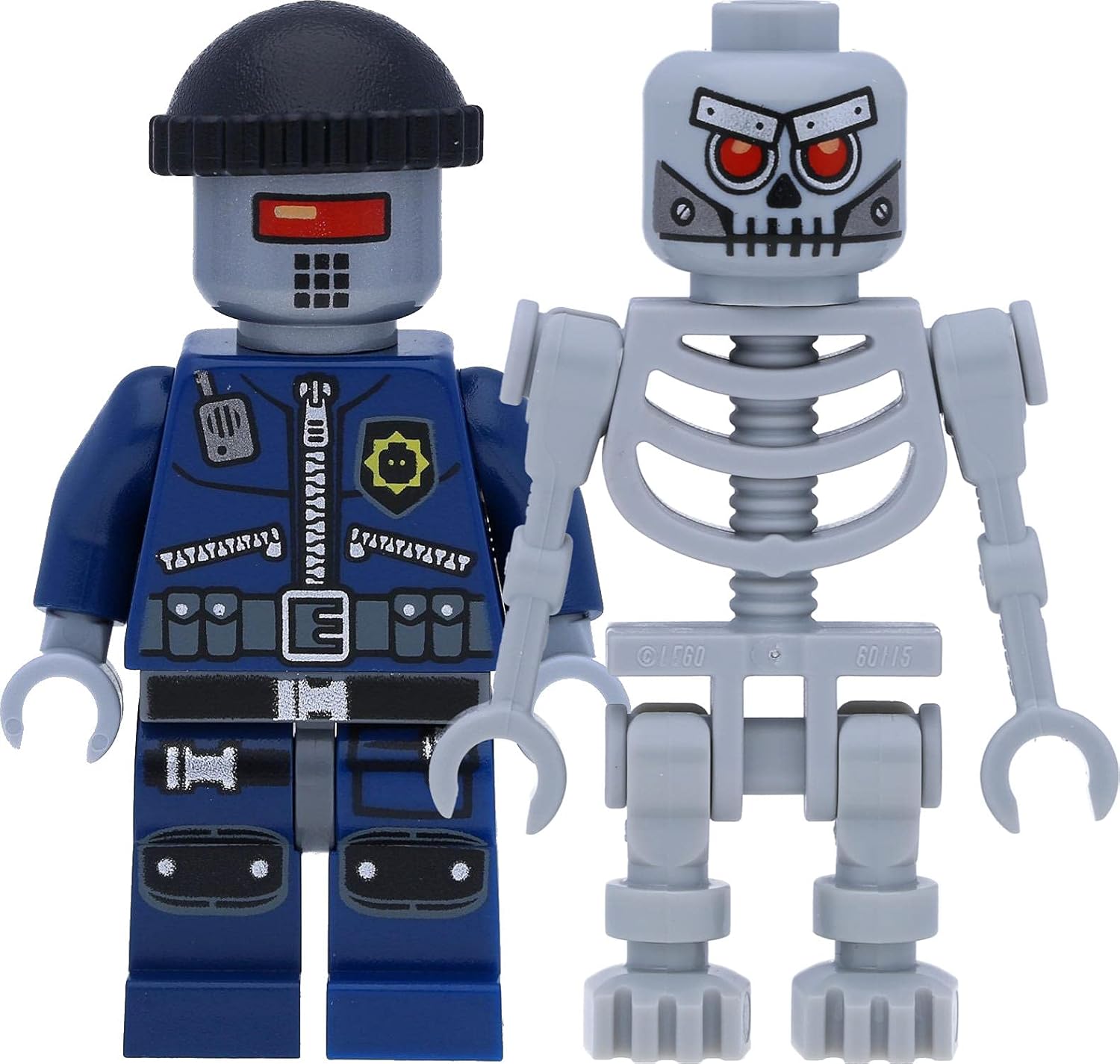 Amazon.com: LEGO Movie Mini Figure Set Robo SWAT and Robo Skeleton ...