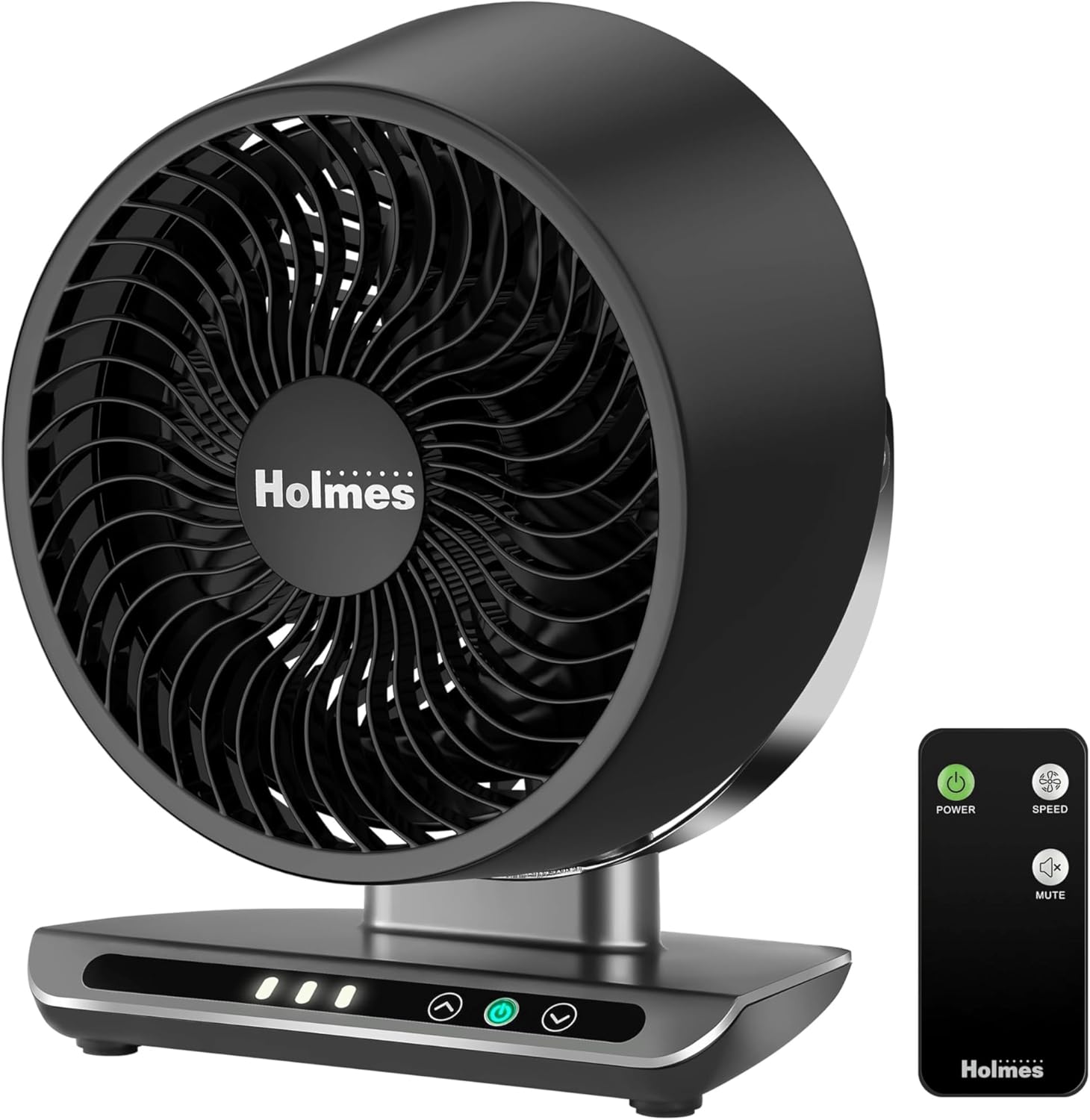 Amazon.com: HOLMES Blizzard 8" Air Circulator Digital Fan, 3 Speeds, 90 ...