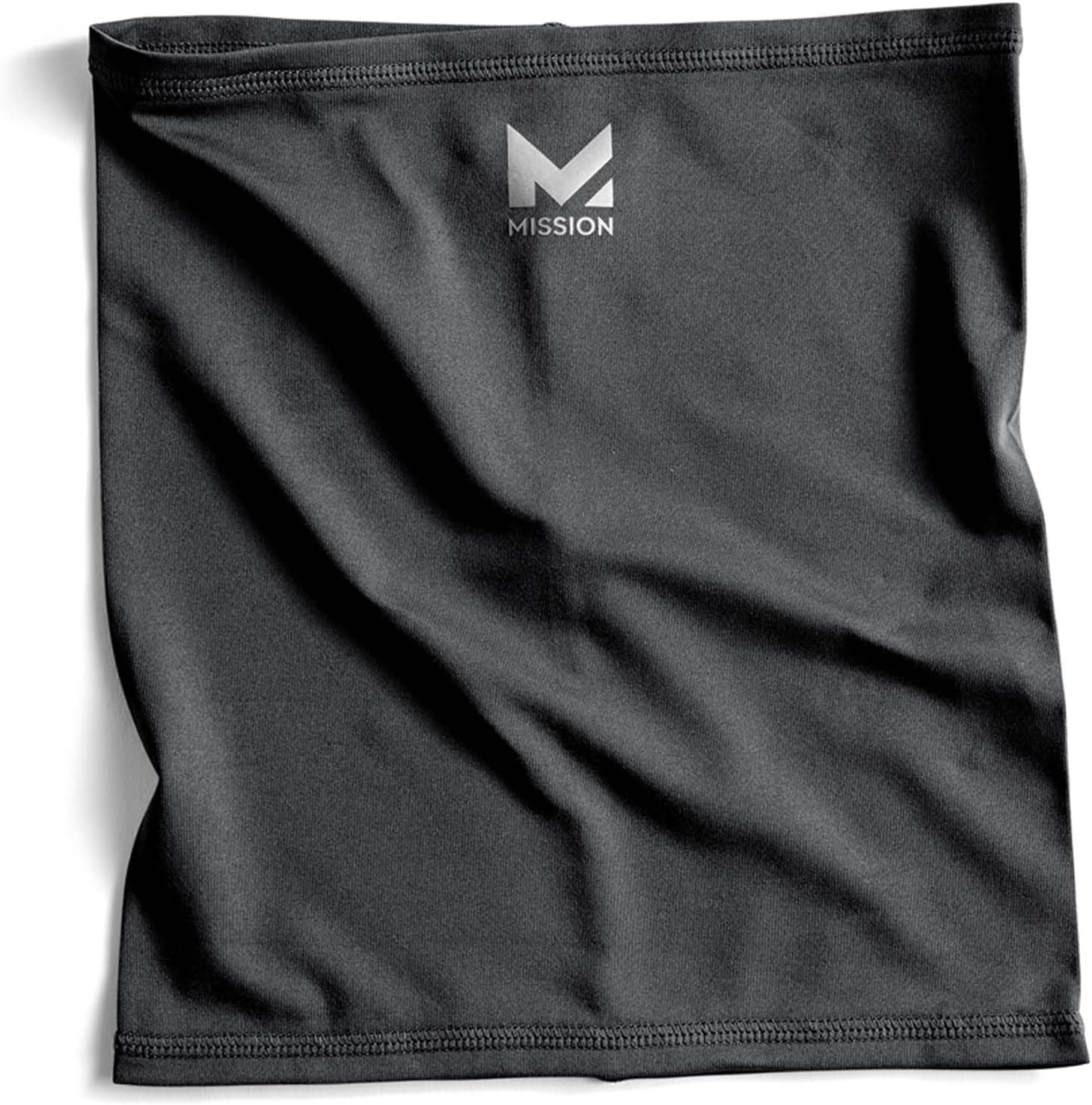 MISSION Cooling Compact 6-in-1 Neck Gaiter, Black - Lightweight ...