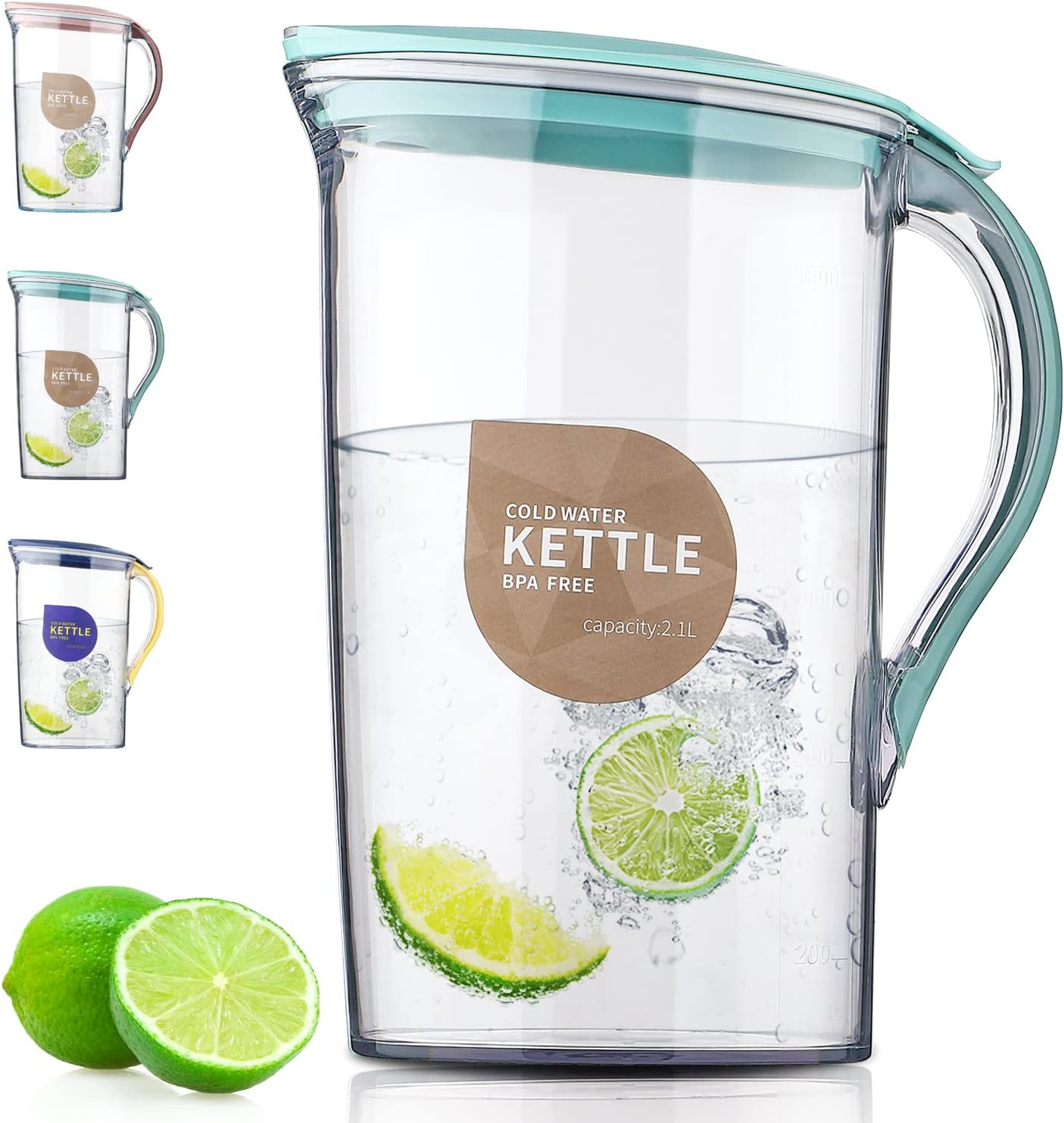 Amazon.com: Home-X Slim Line Pitcher, Slim Design Fits Perfectly in ...