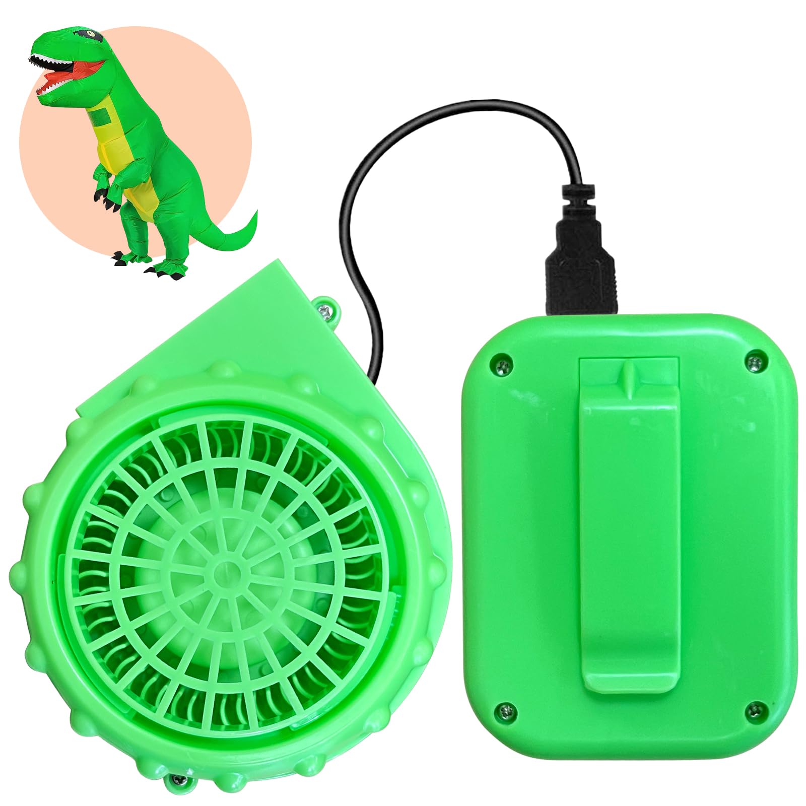 Amazon.com: Cleacloud Orange Inflatable Costume Fan Replacement, Mini ...