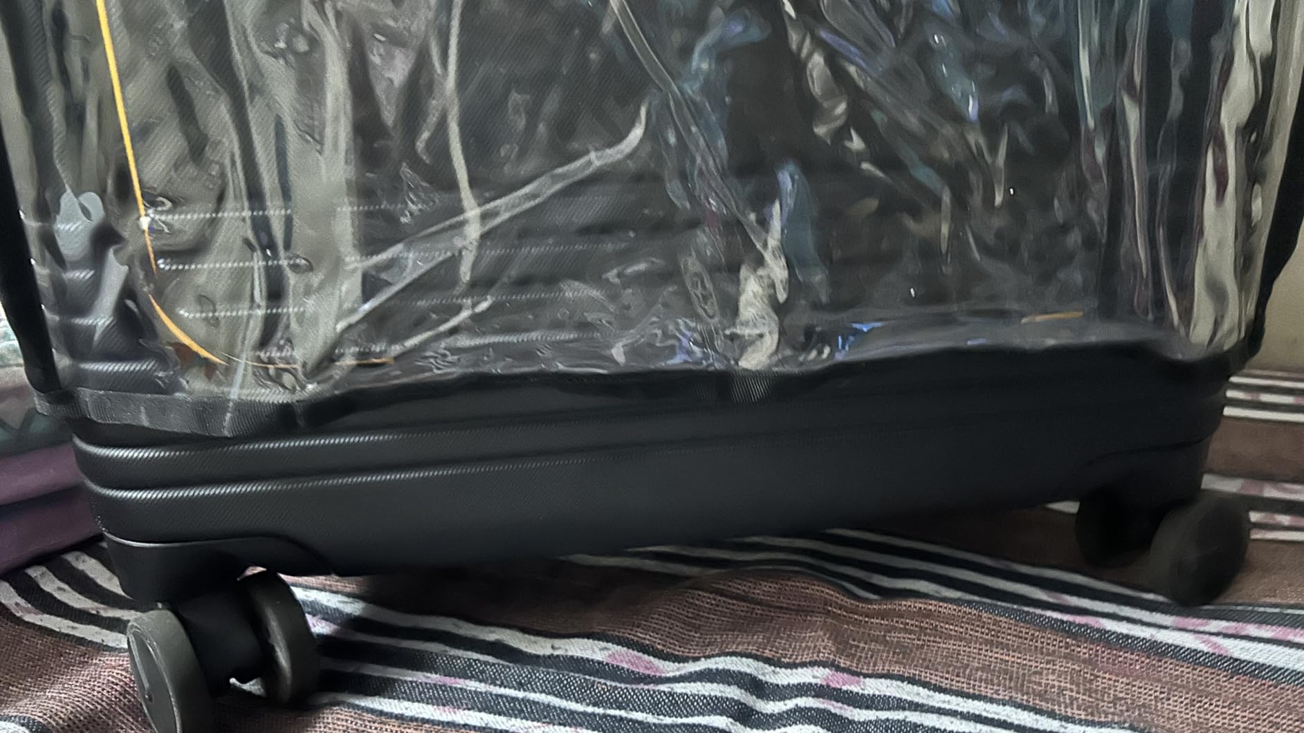 THE CLOWNFISH Waterproof Dust Proof Transparent Suitcase Luggage ...