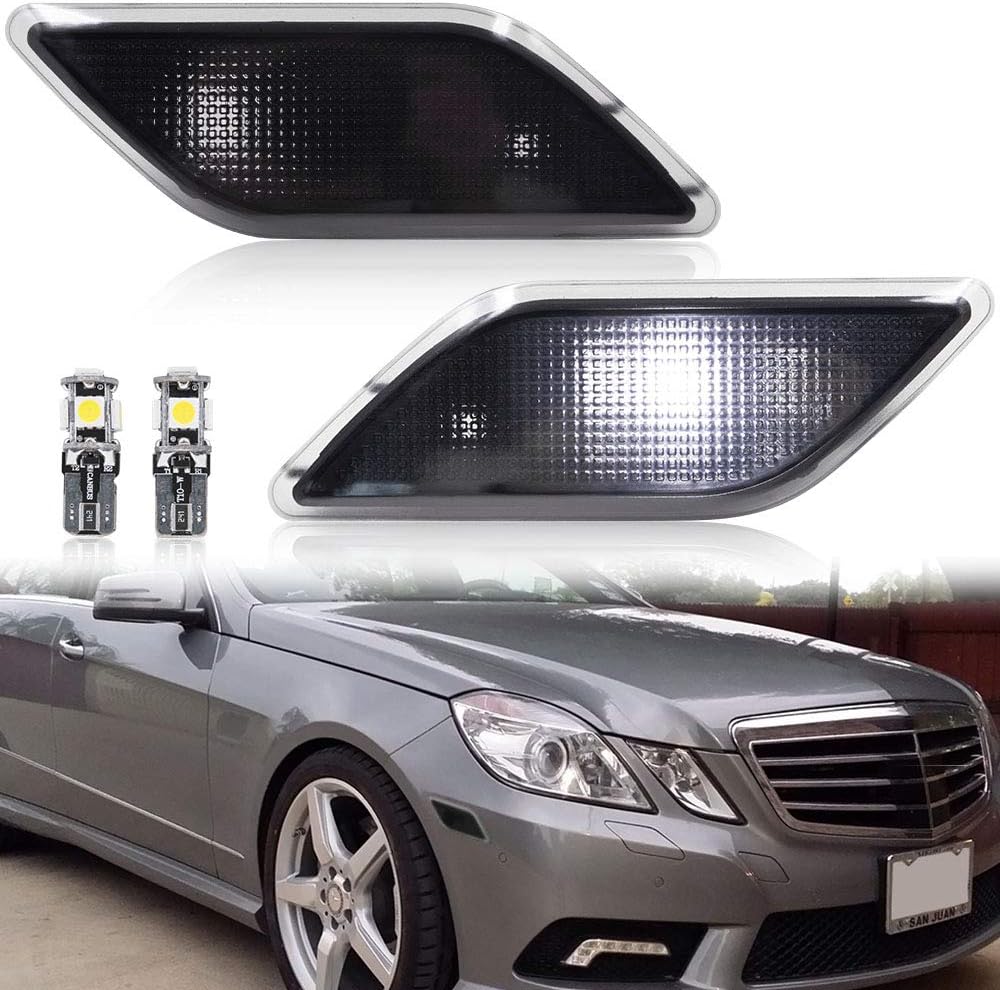 Amazon.com: iJDMTOY Xenon White LED DRL Fog Lamps Kit Compatible With ...