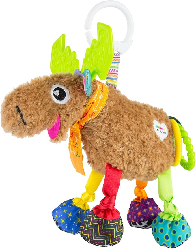Amazon.com : TOMY Lamaze Mortimer The Moose, Clip On Toy : Baby Toys ...