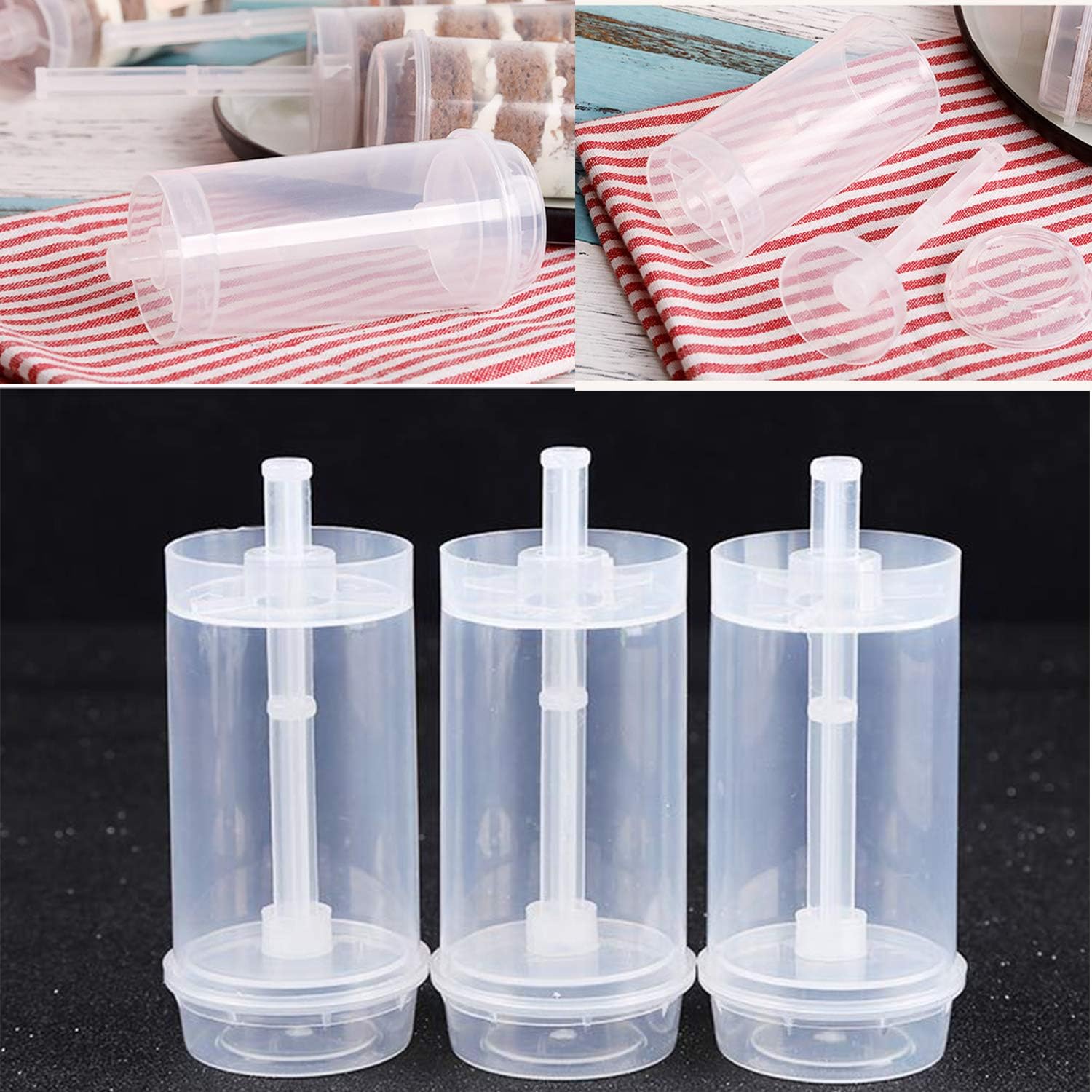 Amazon.com: TWDRer 30PCS Cake Pop Push Ups Push Pop Containers,Clear ...