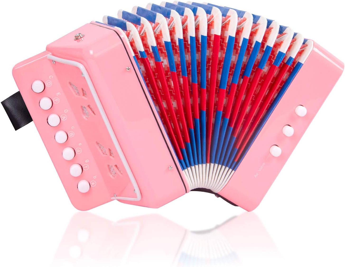 Amazon.com: 10 Keys Button Accordion for Kids,Mini Accordian Musical ...