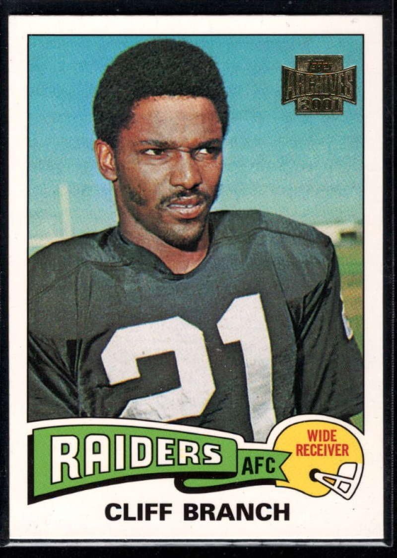 Amazon.com: Football NFL 2001 Topps Archive #17 Cliff Branch Raiders ...