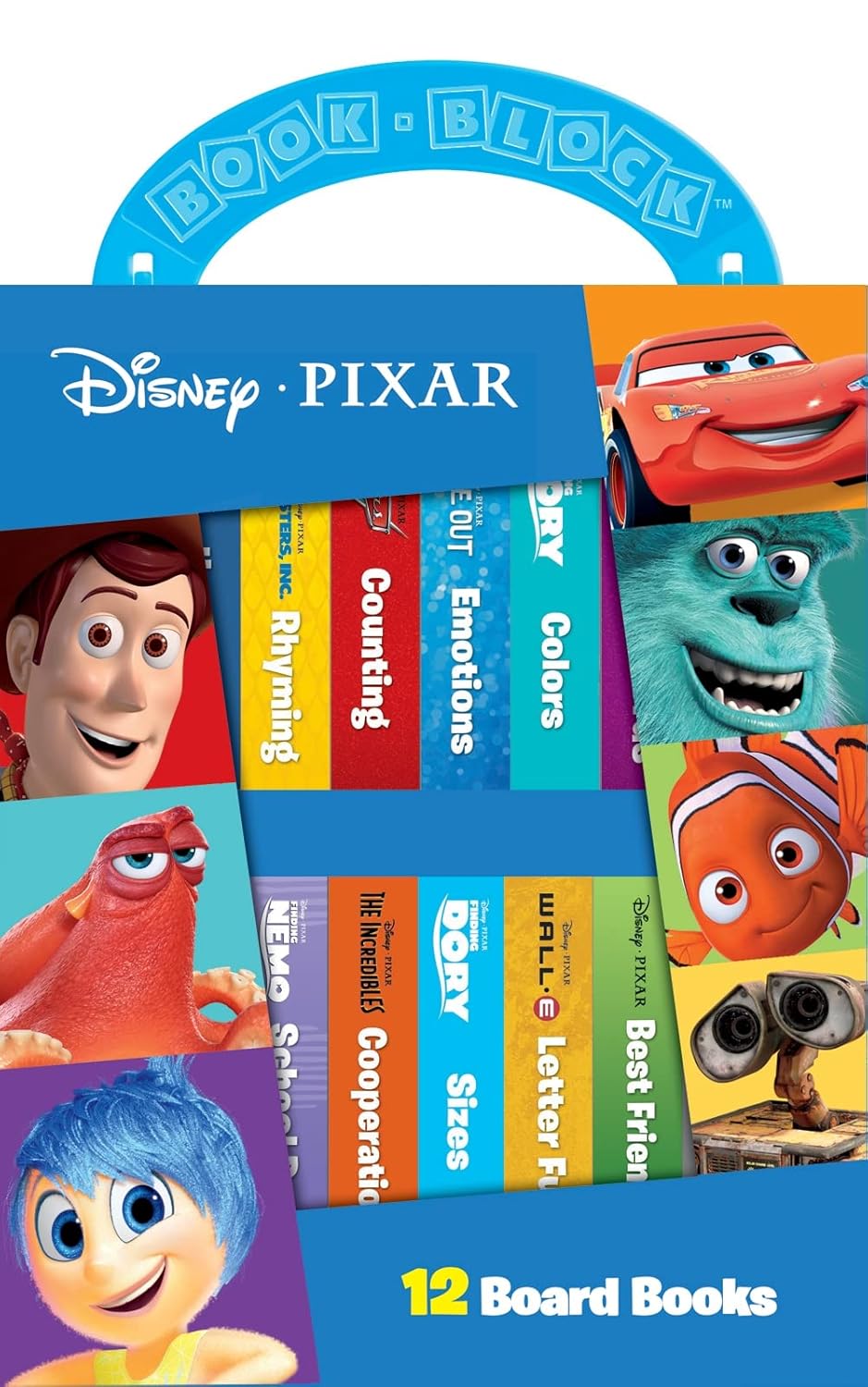 Disney Pixar My First Library 12 Board Books: 9781503720336: Books ...
