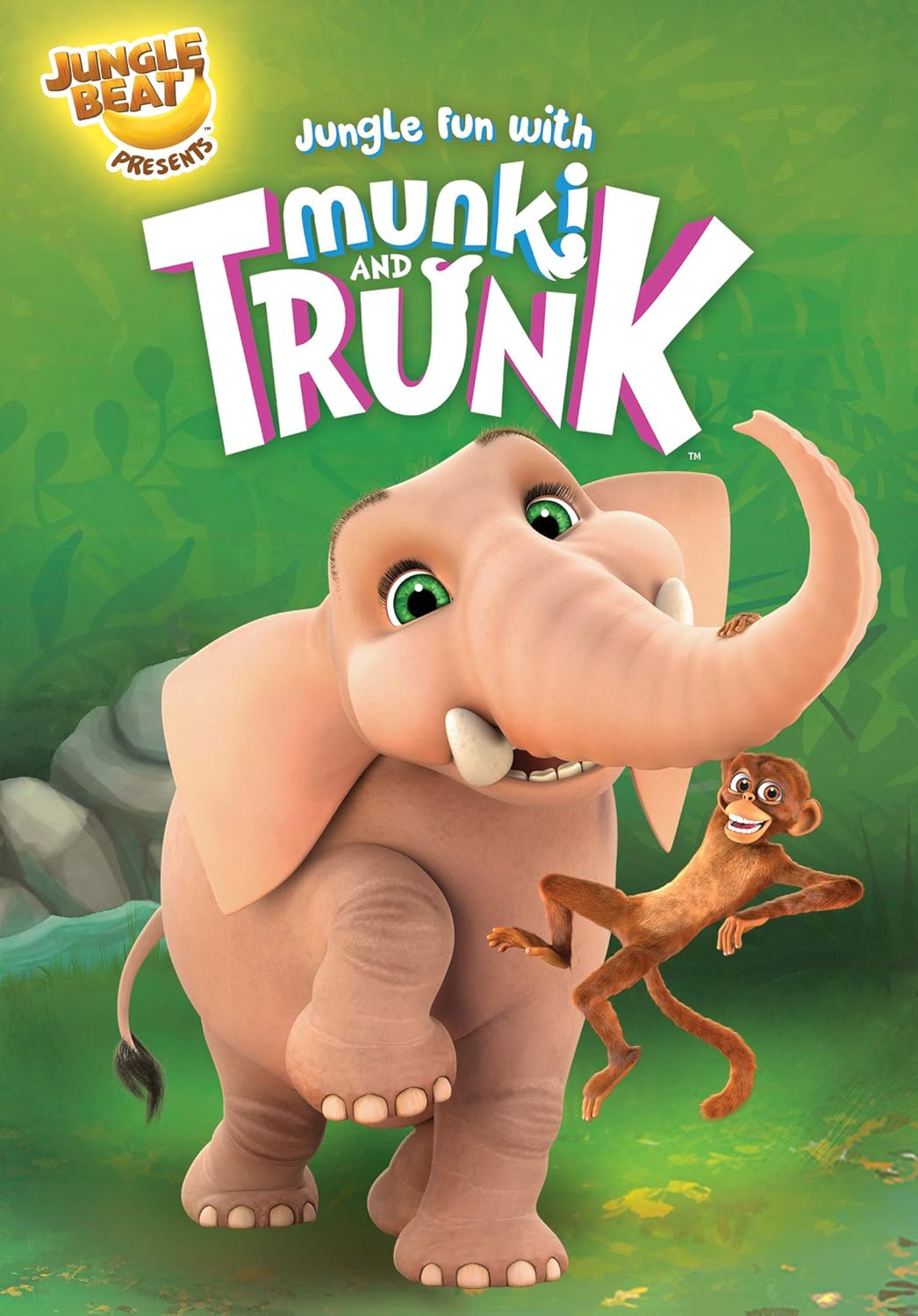 Amazon.com: JUNGLE FUN WITH MUNKI AND TRUNK DVD : Alison Lambole, Brent ...