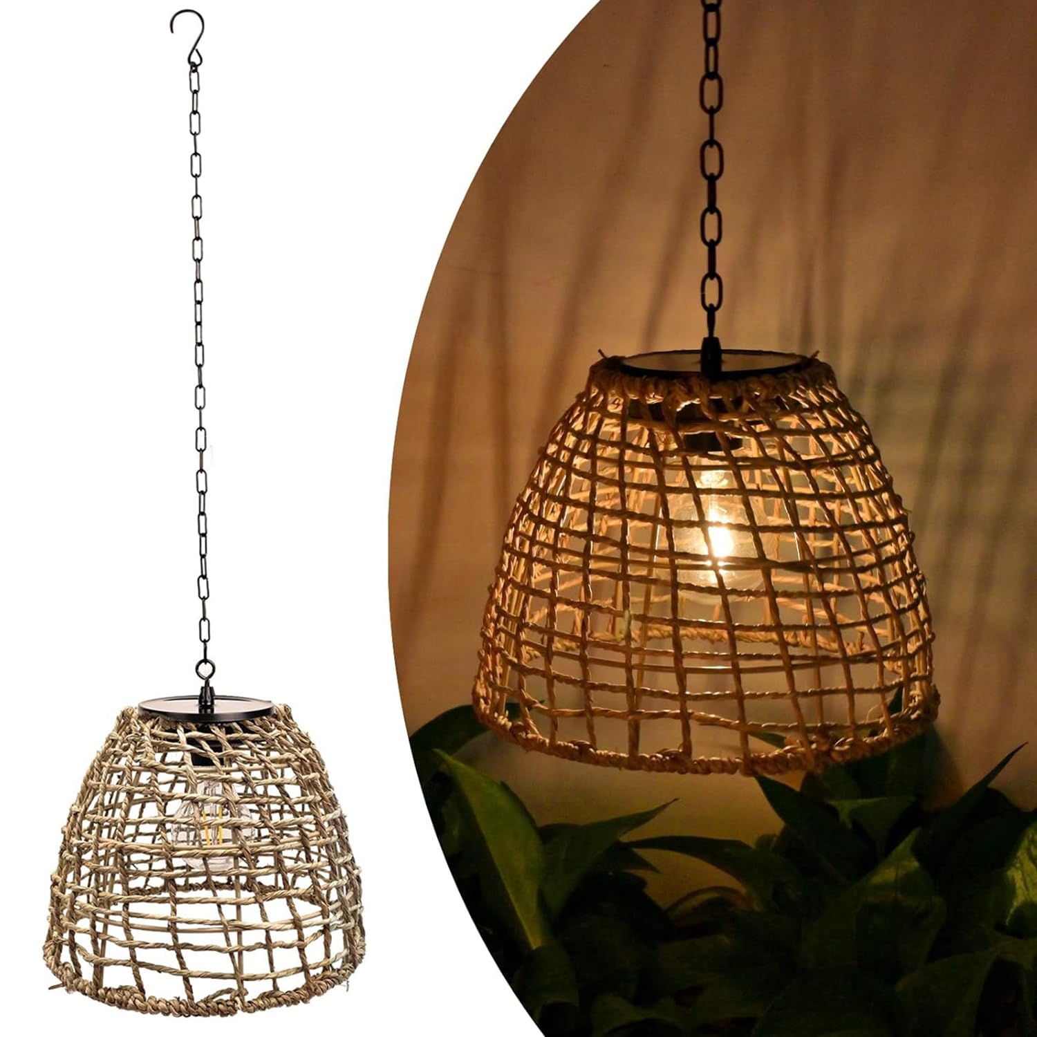 Solaire Suspension Jardin Suspendu Solaire Extérieur Lampe Suspendue en ...