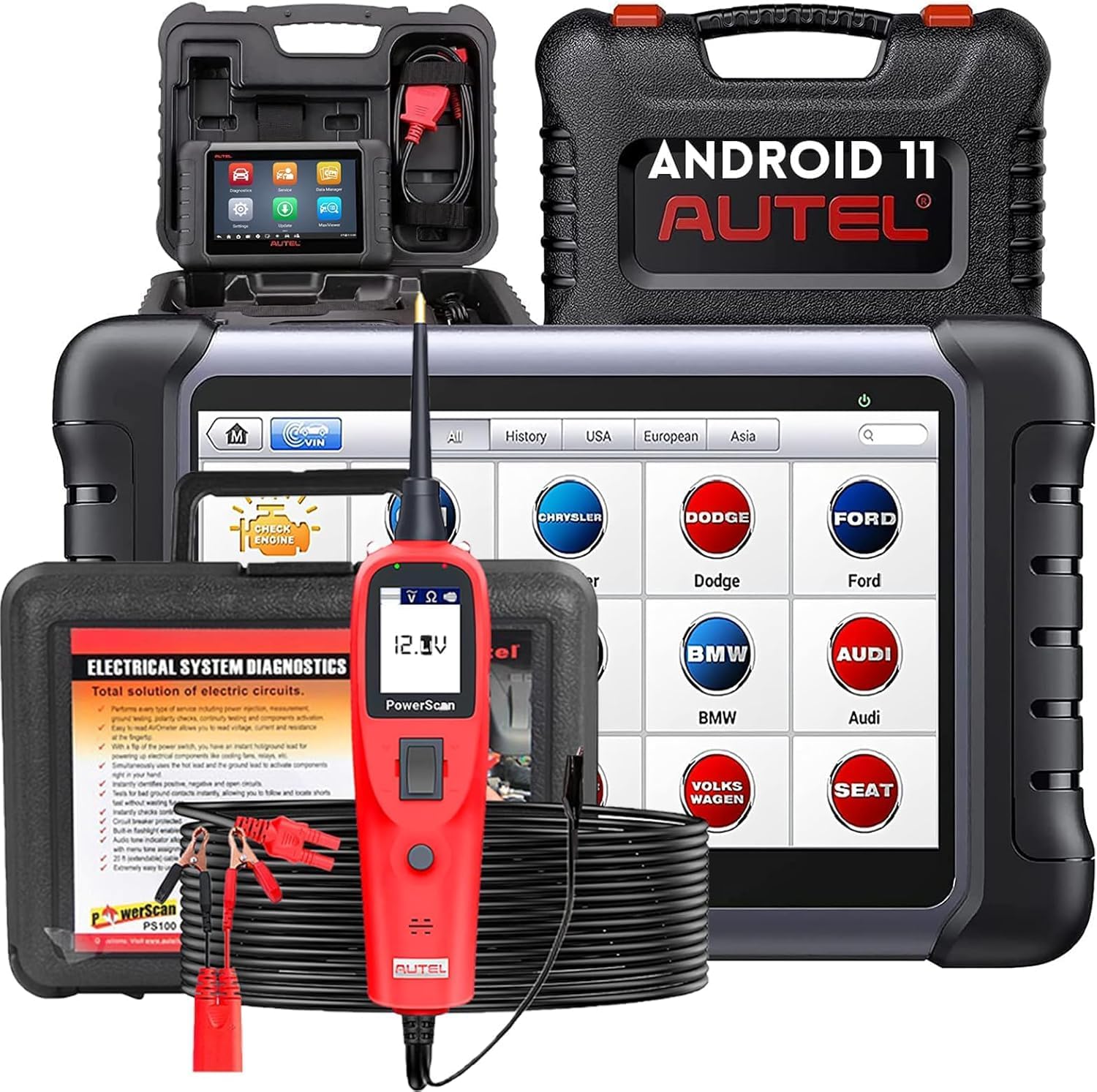 Amazon.com: Autel Bidirectional Scanner MaxiCOM MK808Z with Automotive ...