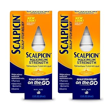 Amazon.com: Scalpicin Scalp Itch Relief, 1.5 fl Oz. Maximum Strength ...
