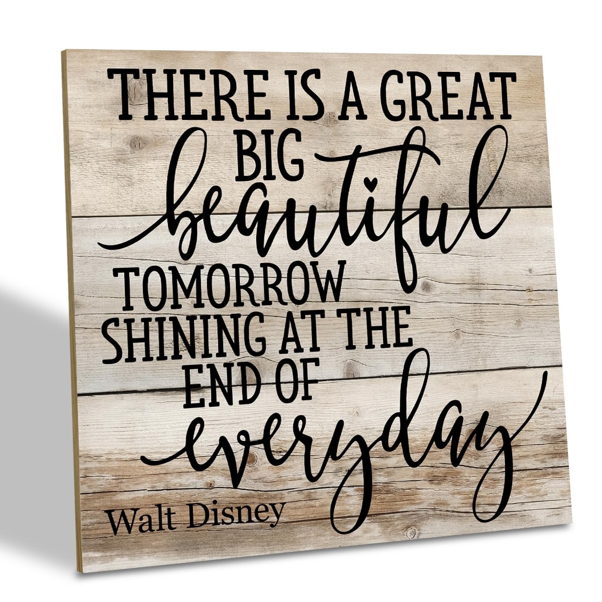 Amazon.com: Positive Quote Sign, There's A Great Big Beautiful Tomorrow ...