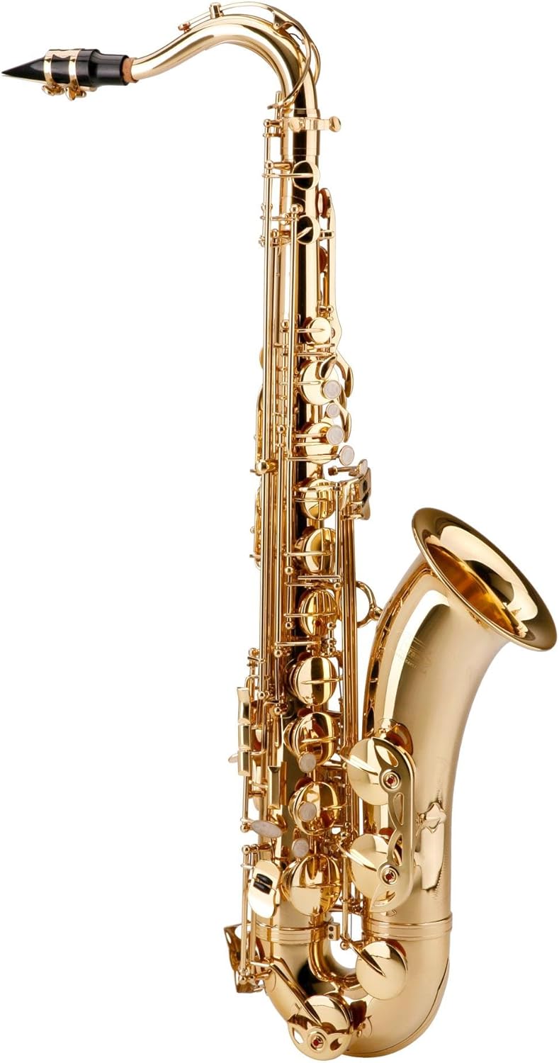 Classic Cantabile 19645 - Saxofón tenor (en si bemol), color dorado ...