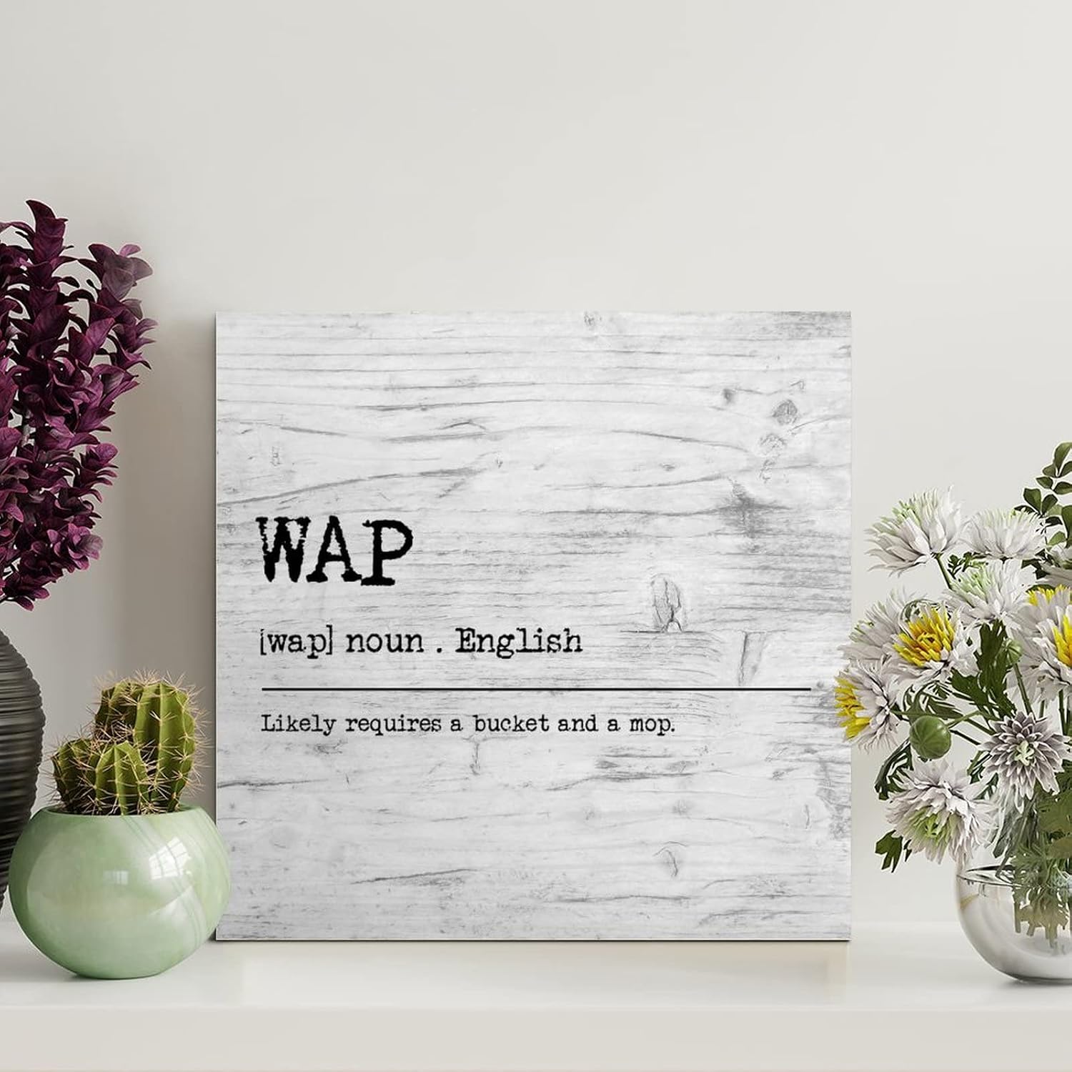 Amazon.com: Wap Definition Wood Sign Wap Definition Typography Wood ...