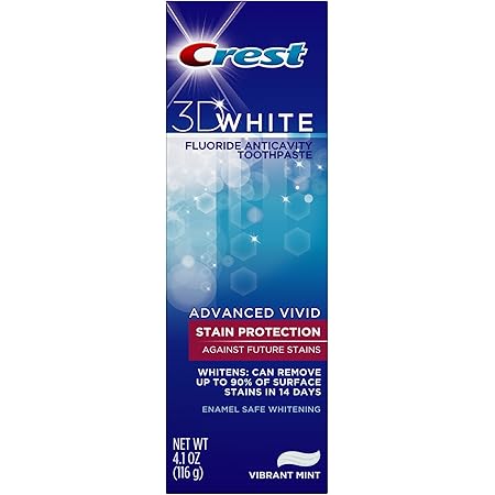Amazon.com : Crest 3D White Toothpaste, Advanced Luminous Mint, Teeth ...