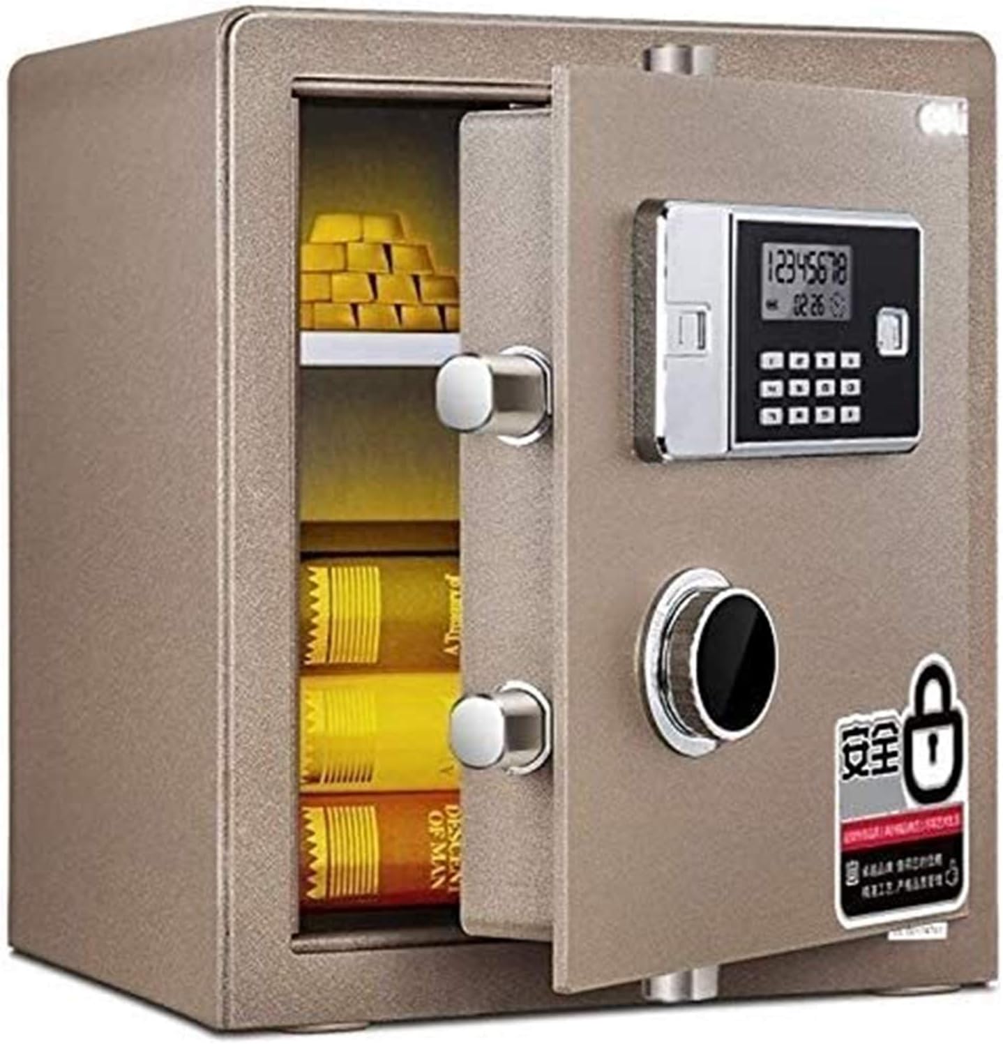 Steel Home Security Safe- Safes and Money Box, Safety Boxes for Home, Electronic Steel Safe with ...