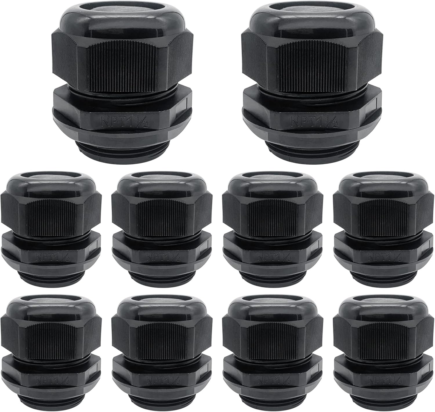 Cable Glands-PENGLIN 1-1/2" NPT Nylon Cable Connector, Strain Relief ...