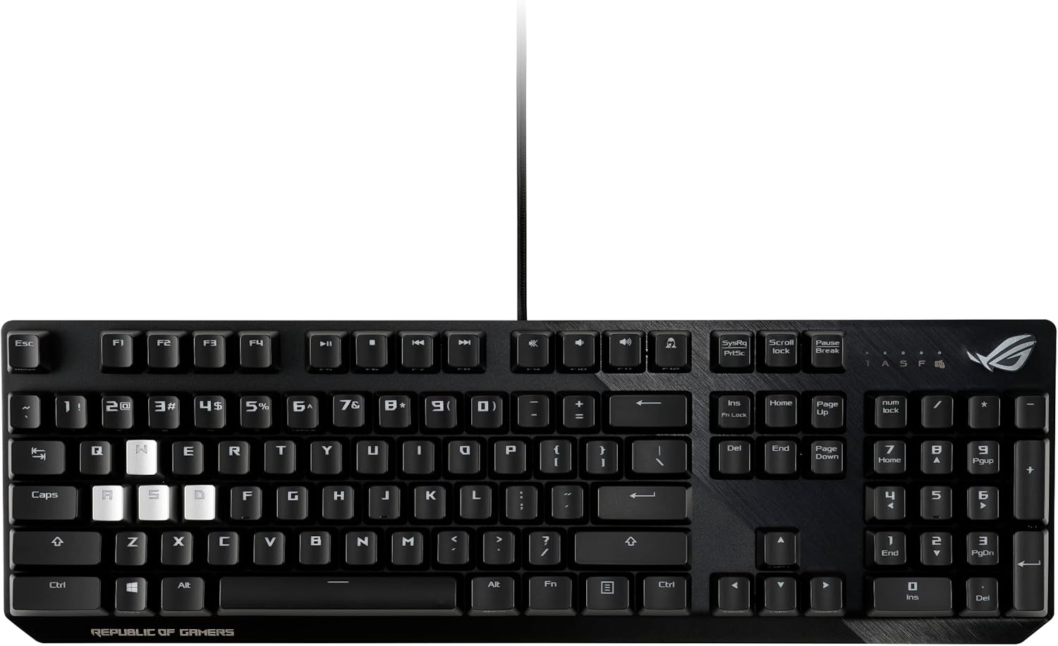 ASUS ROG Strix Scope 100 Percent RGB Wired Gaming Mechanical Keyboard ...