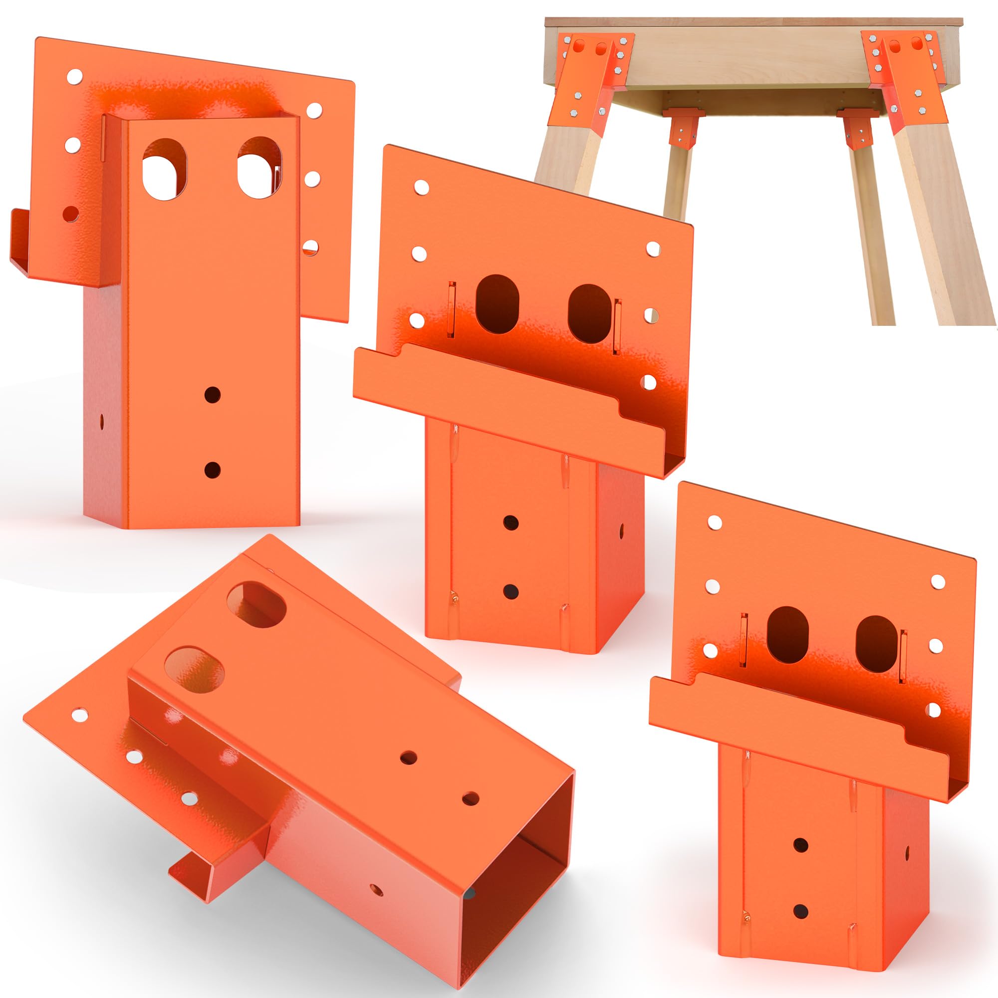 Snapklik.com : TFMUZERT Deer Stand Brackets 4x4 Elevator Bracket Deer ...