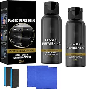 Amazon.com: Car Plastic Refurbished Cleaner, Plastic Revitalizing ...