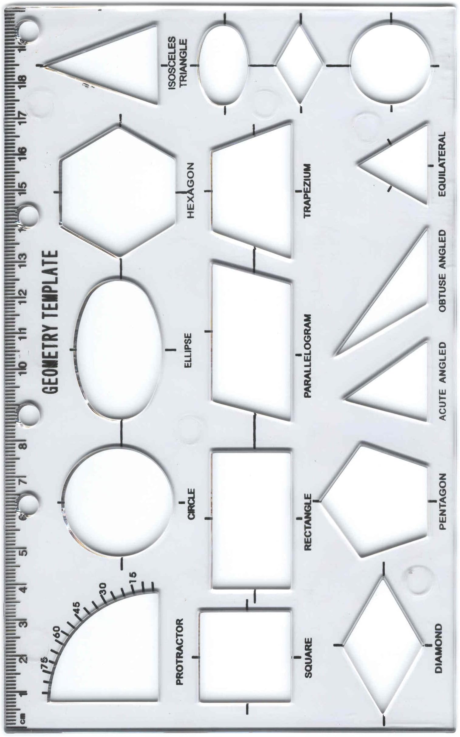 Maped 922410 Zeichenschablone Normographe Technic, orange : Amazon.de ...
