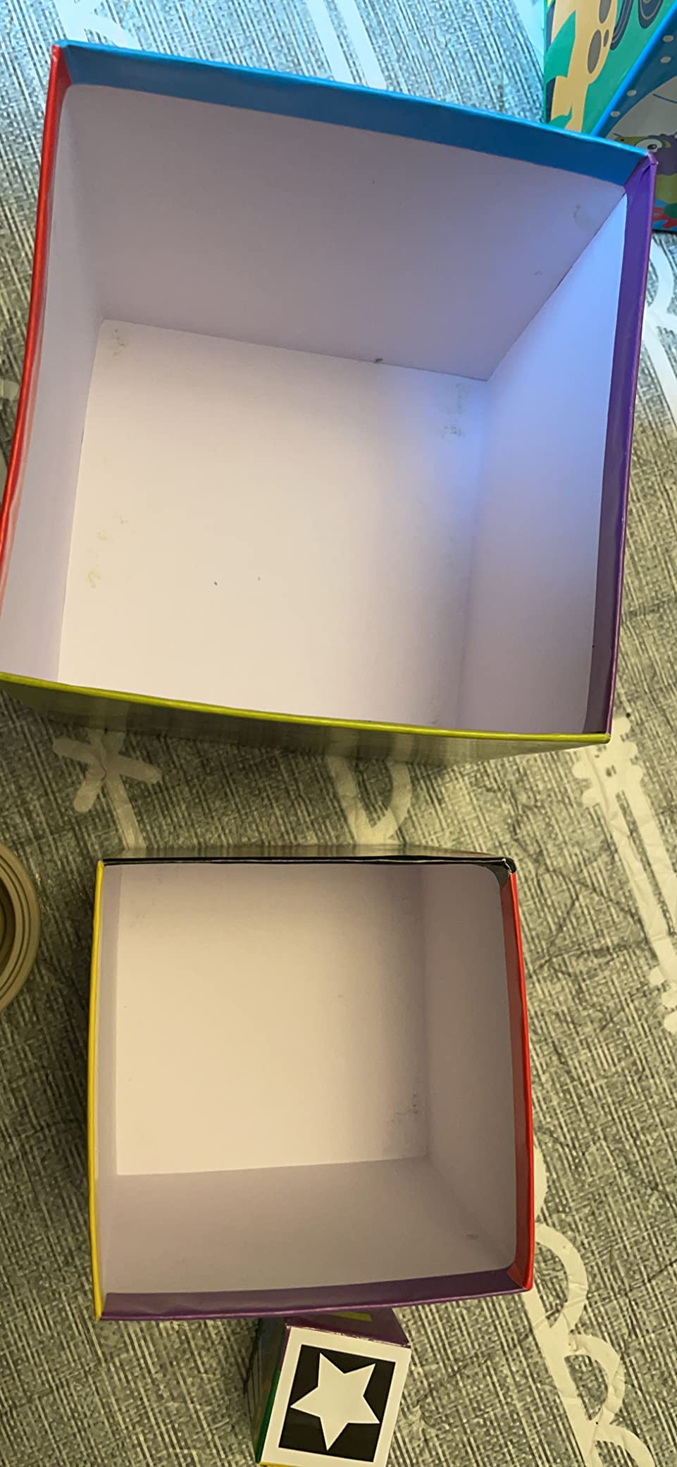 Melissa & Doug Deluxe 10-Piece Alphabet Nesting and Stacking Blocks ...