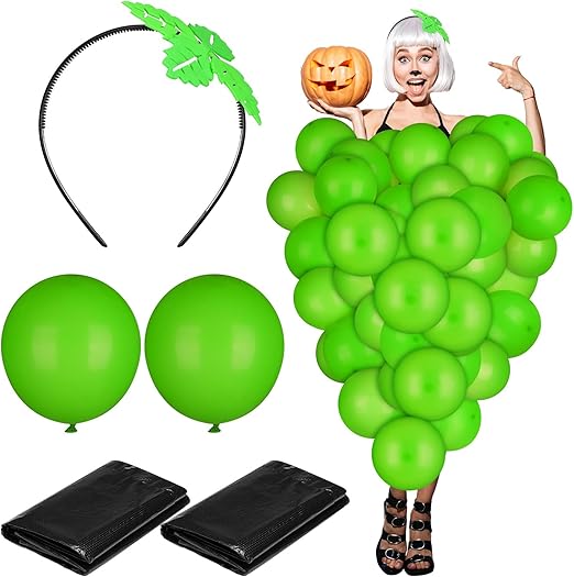 Amazon.com: Soulchen 103 Pcs Halloween Fruit Grape Costume Funny Grapes ...