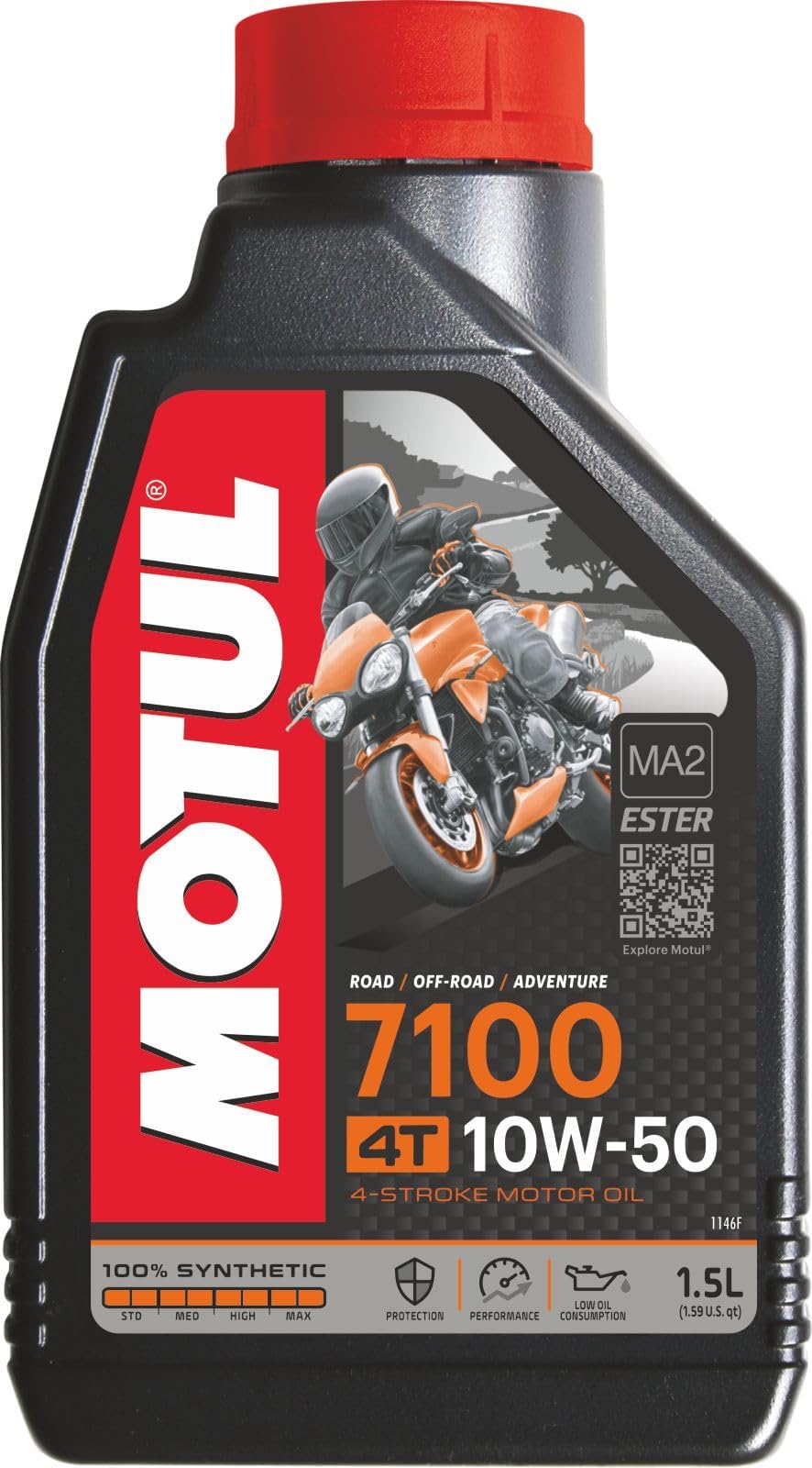 Motul 300V 104125 Factory Line Ester Core Fully Synthetic 15W-50 Petrol ...