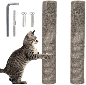Amazon.com : Cat Scratching Post Replacement, 15.7'' 2Pcs Cat Tree ...