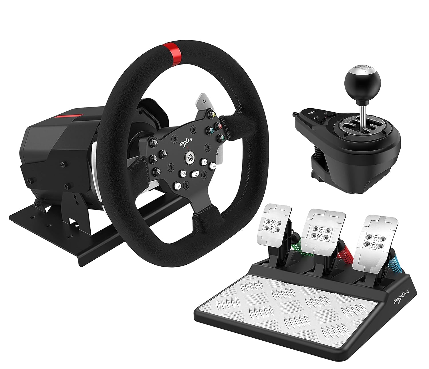 Buy PXN V10 Force Feedback Steering Wheel Detachable Racing Wheel 270/ ...