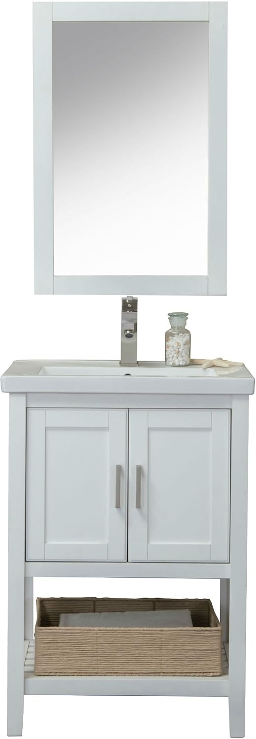 Legion Furniture WLF6021-W Bathroom Vanity, 24", White - Amazon.com