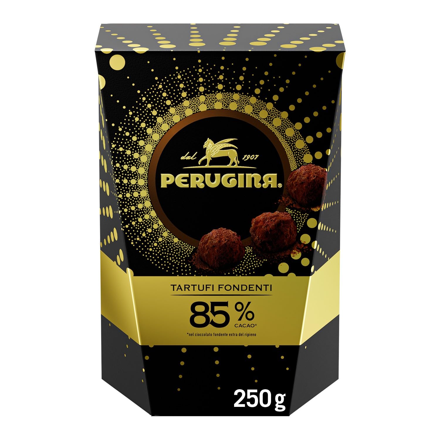 PERUGINA Tartufi Fondenti 85% Cioccolatini Fondenti Extra, Scatola 250g ...