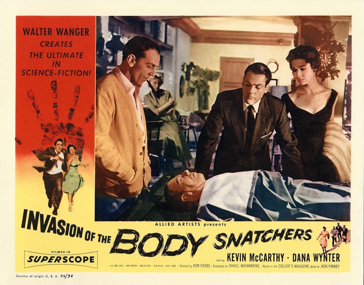 Amazon.com: INVASION OF THE BODY SNATCHERS (1956) Lobby card / McCarthy ...