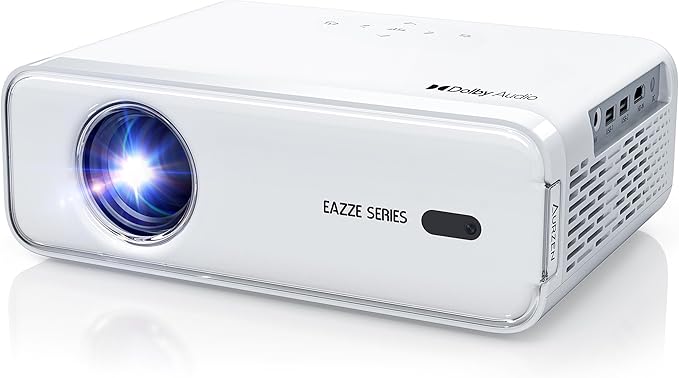Netflix Officially & Dolby Audio, Aurzen Eazze D1 4K Supported Smart Projector with Auto Focus ...