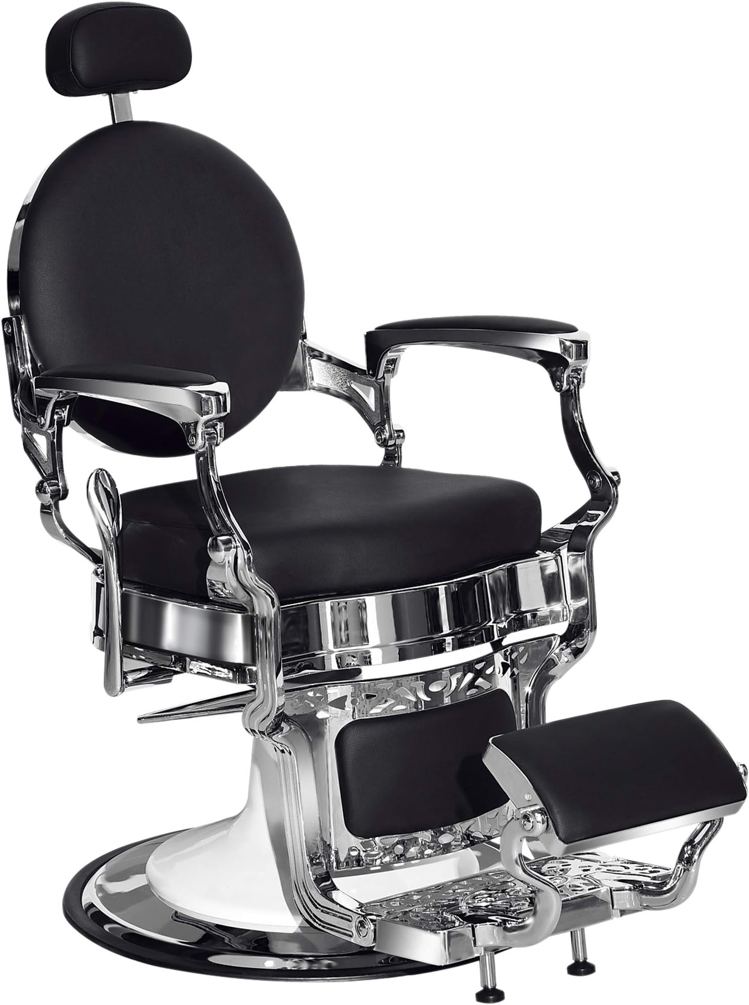 Amazon.com: BarberPub Classic Hydraulic Reclining Barber Chair Salon ...