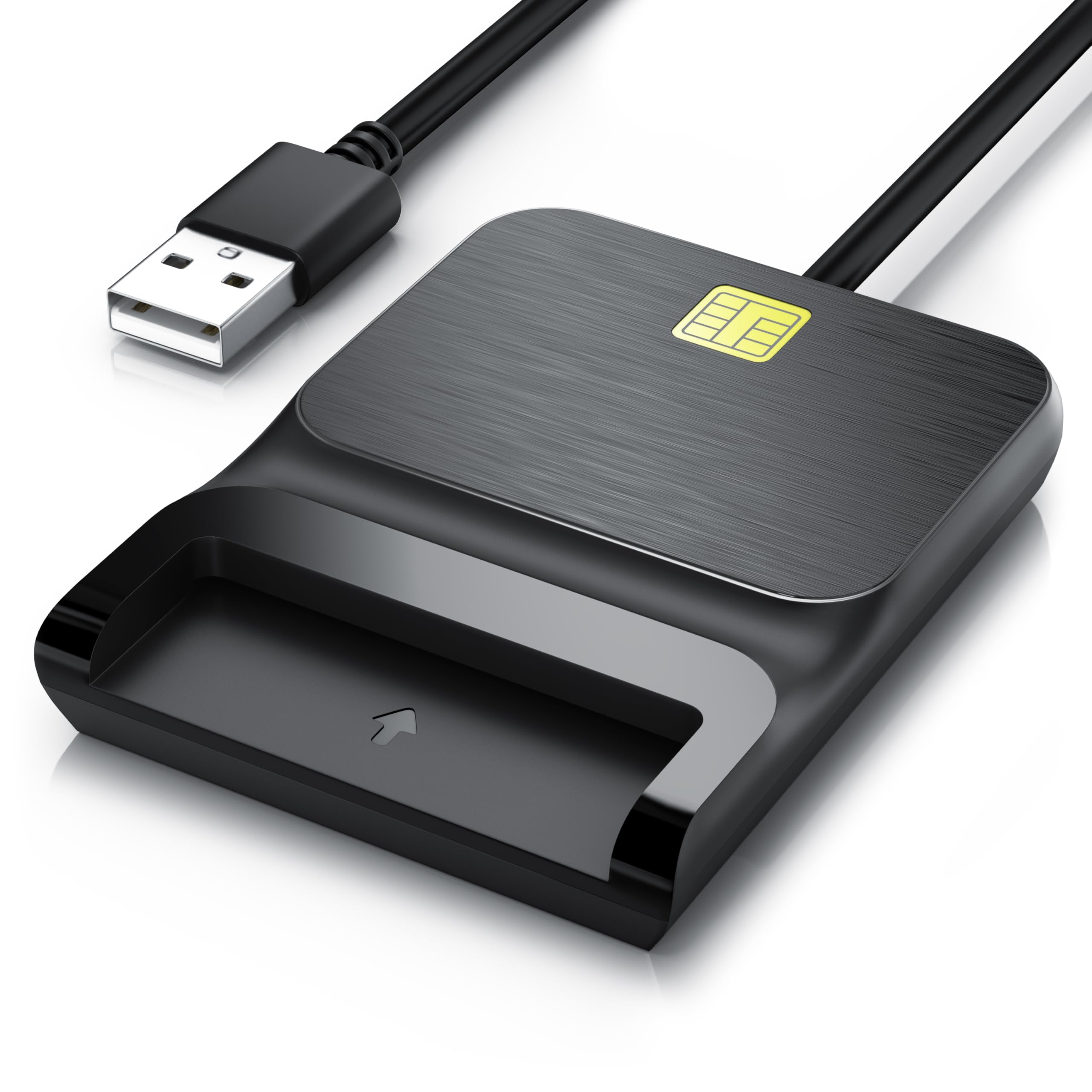 CSL - USB Chipkartenleser - SmartCard Reader/SIM Kartenleser - Plug&Play - Power/Status-LED ...