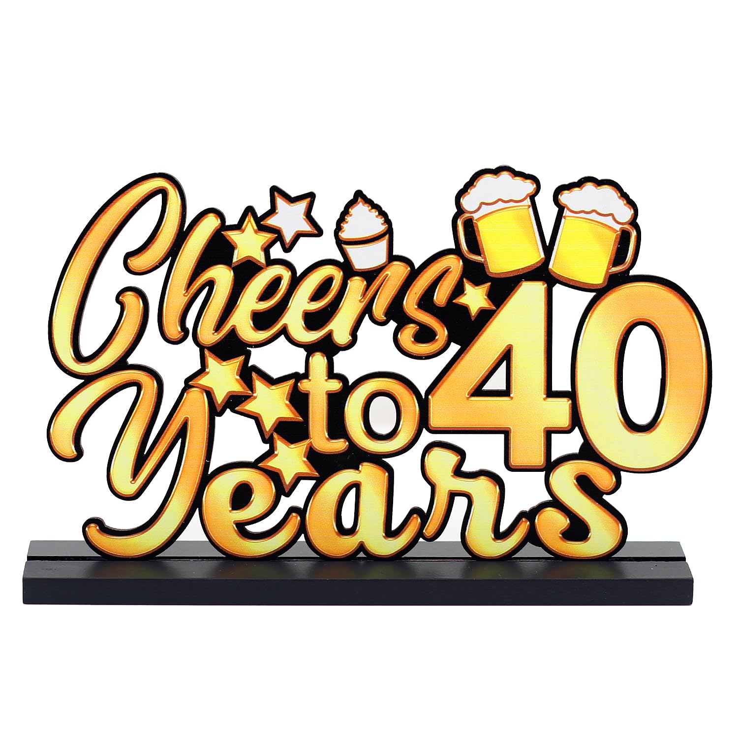 Snapklik.com : Tartness 3 Pieces Happy 40th Birthday Party Table ...